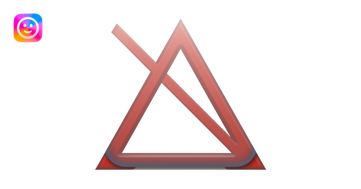 triangle cannot fit in box emoji | AI Emoji Generator