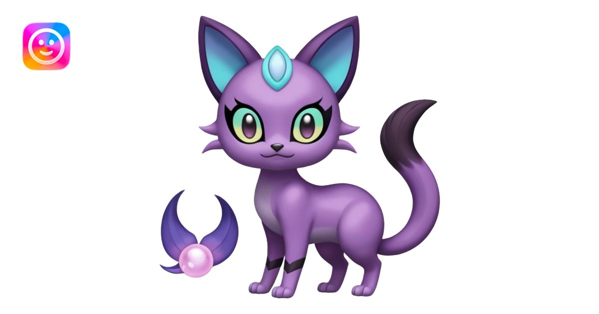 Smooth Soft Dark Pastel Meloetta-Purrloin-Gatomon-Noibat-Pokémon ...