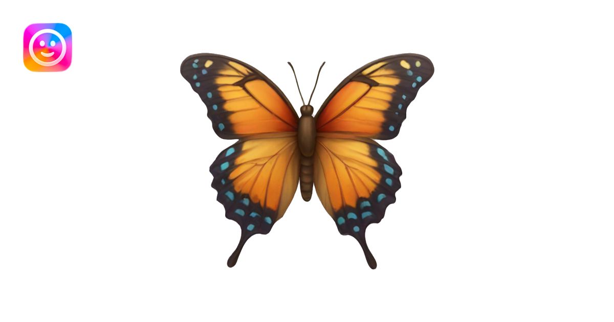 Butterfly emoji | AI Emoji Generator