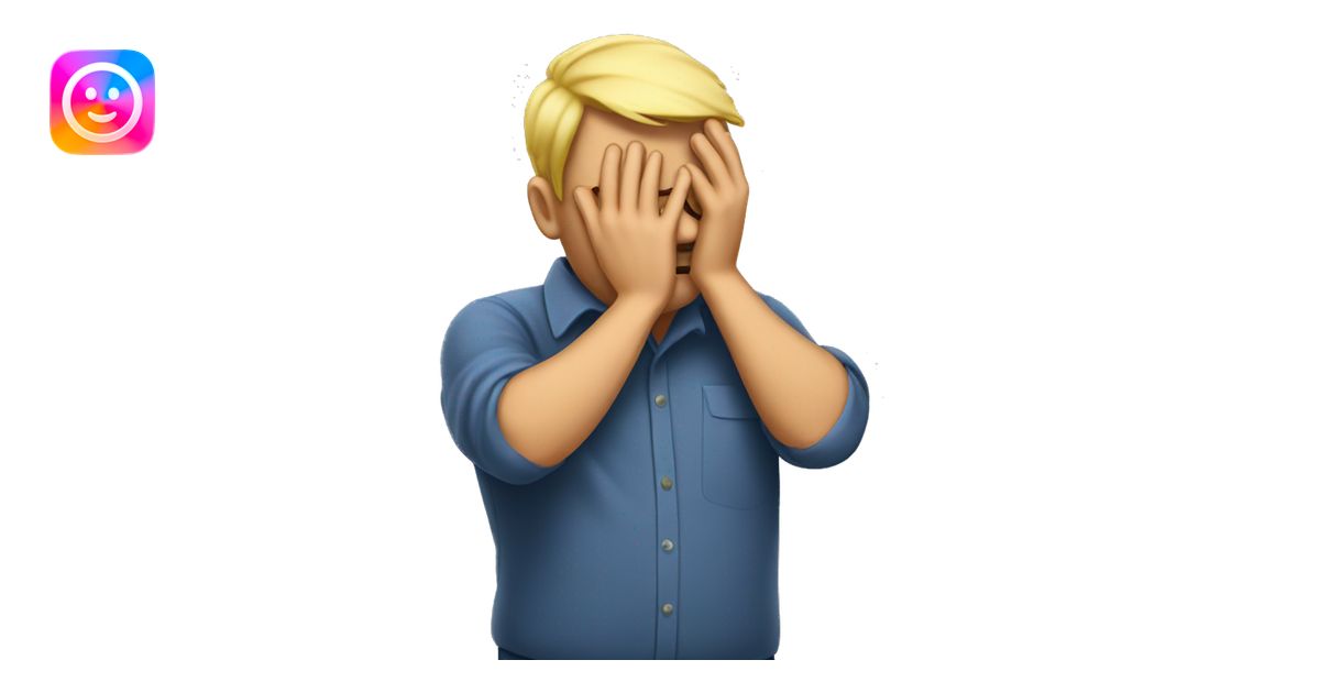 facepalm man emoji | AI Emoji Generator