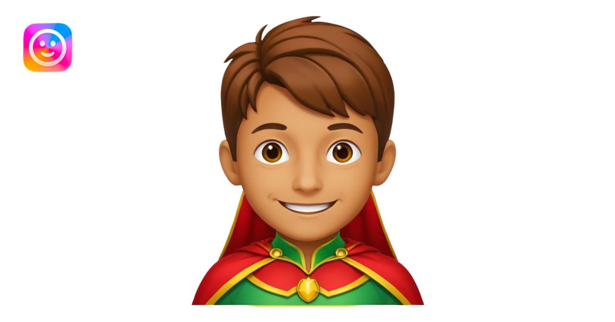 Robin from Batman super iconic look emoji | AI Emoji Generator