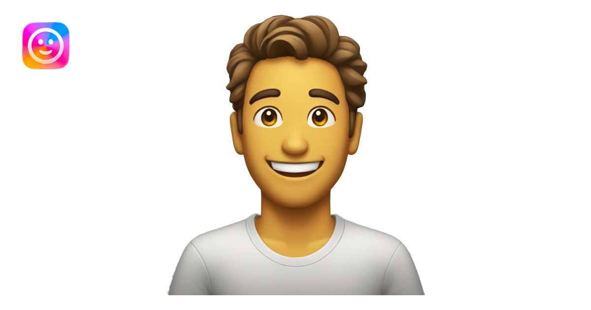 Chico sonriente emoji | AI Emoji Generator