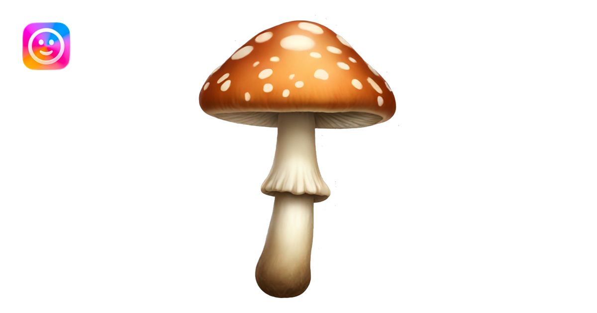realistic mushroom emoji | AI Emoji Generator