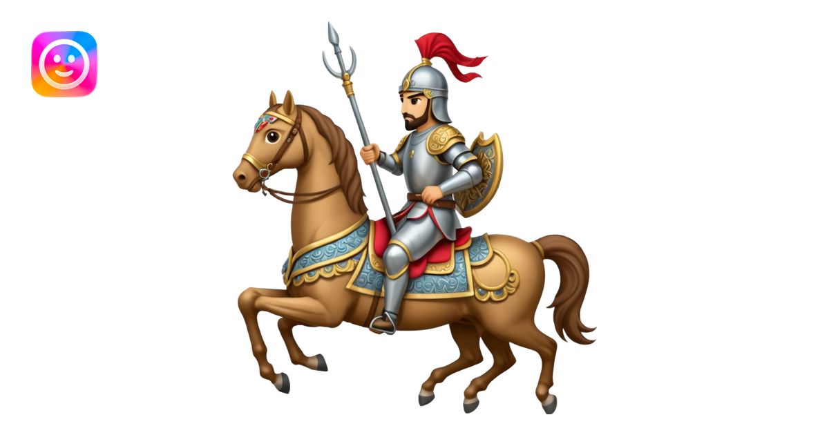 persian heavy cavalry emoji | AI Emoji Generator