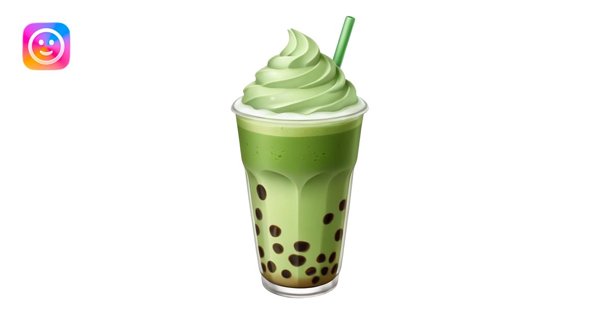 matcha latte with boba and ice without sticks and add a lil coffee ...