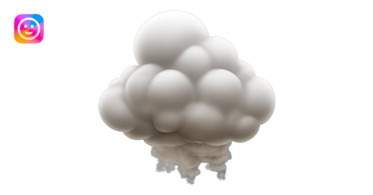 creating a dust cloud emoji | AI Emoji Generator