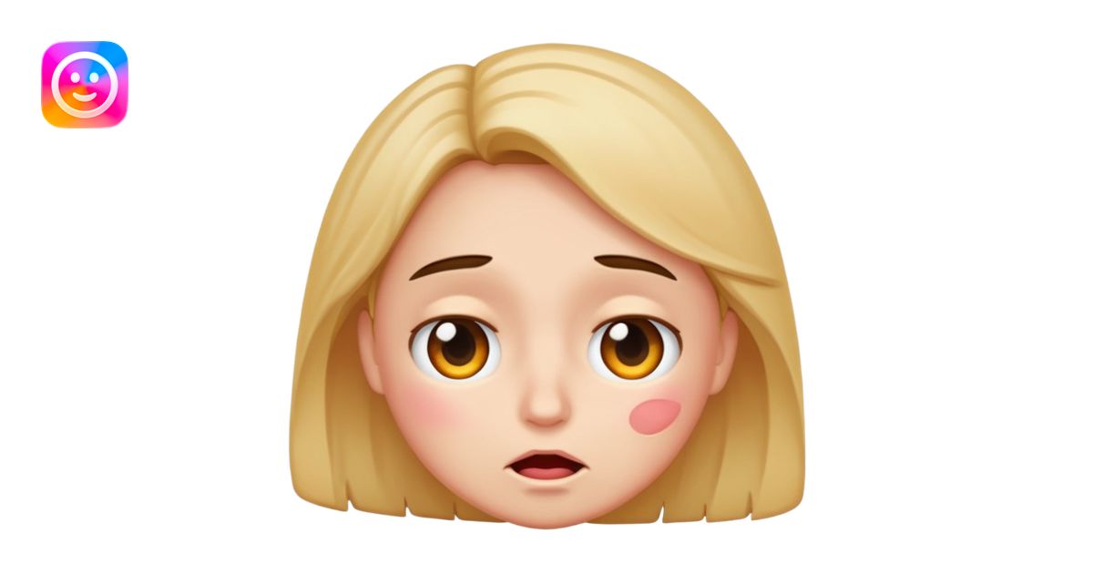 flustered 😏 face emoji emoji | AI Emoji Generator