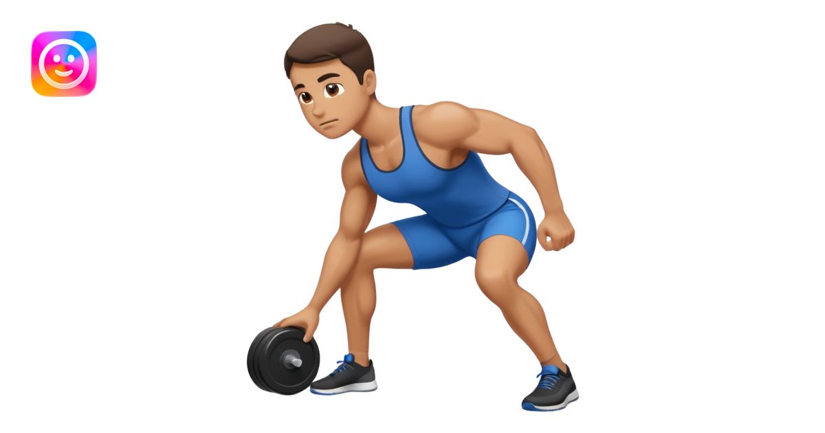 home workouts/ exercises emoji | AI Emoji Generator