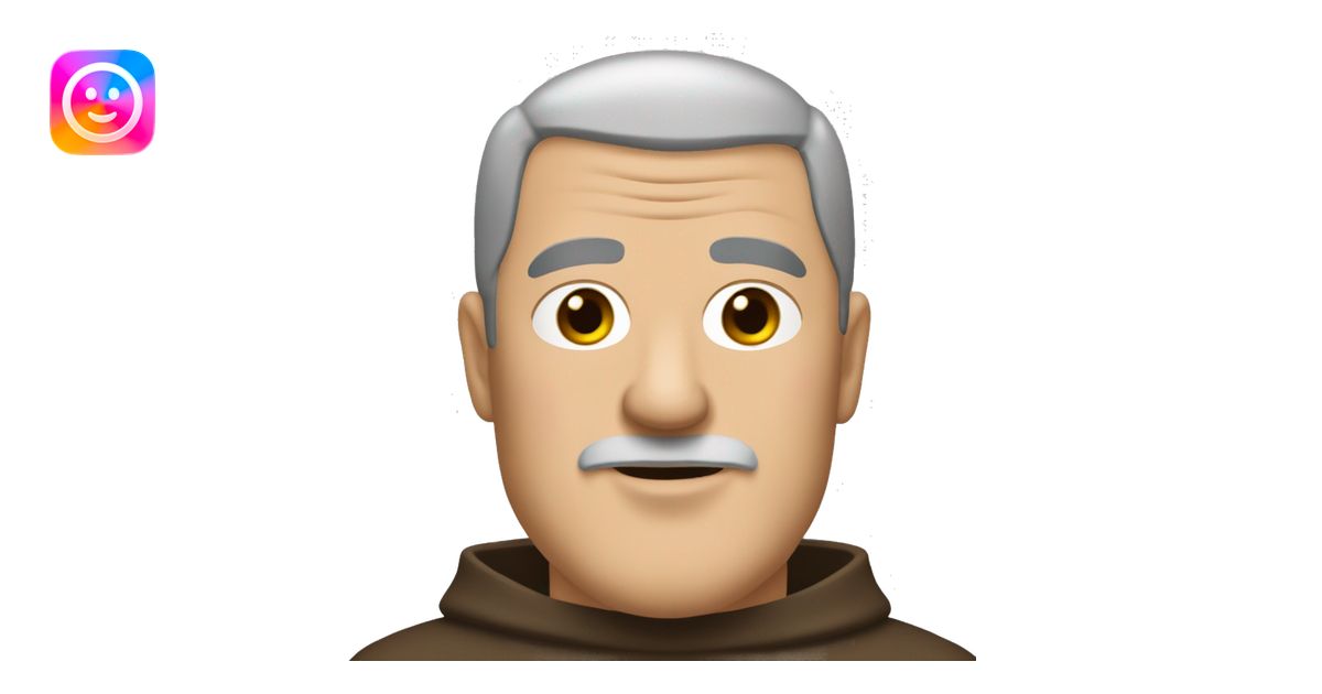 A middle-aged white male friar, sporting a grizzled look, with buzz-cut ...