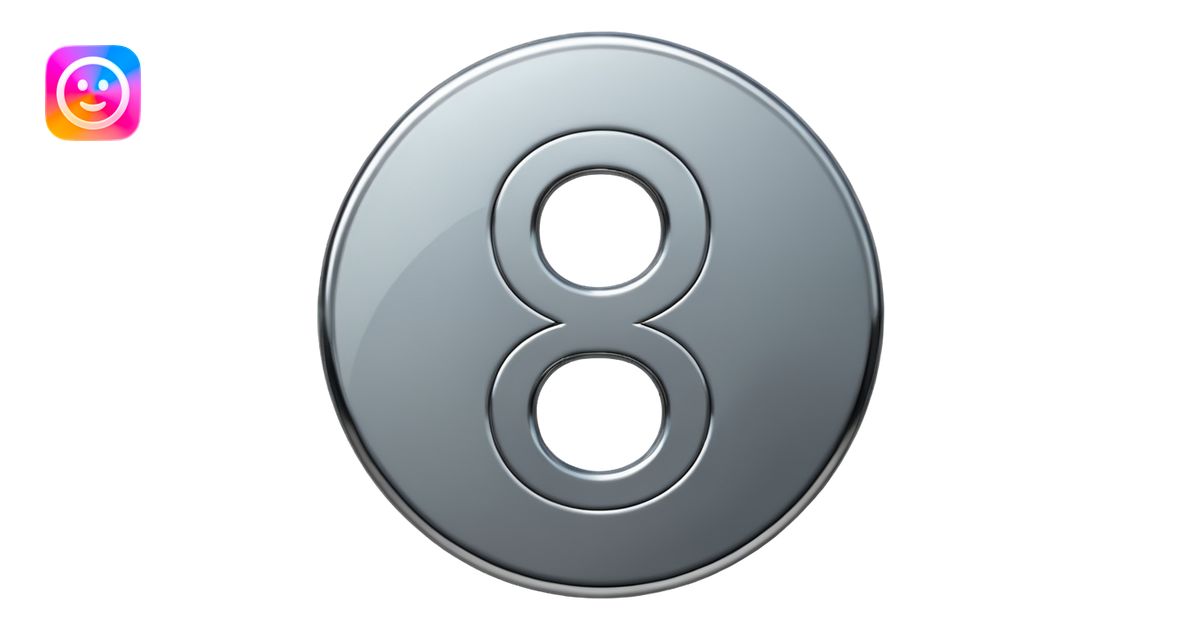 symbol 8 eight emoji | AI Emoji Generator