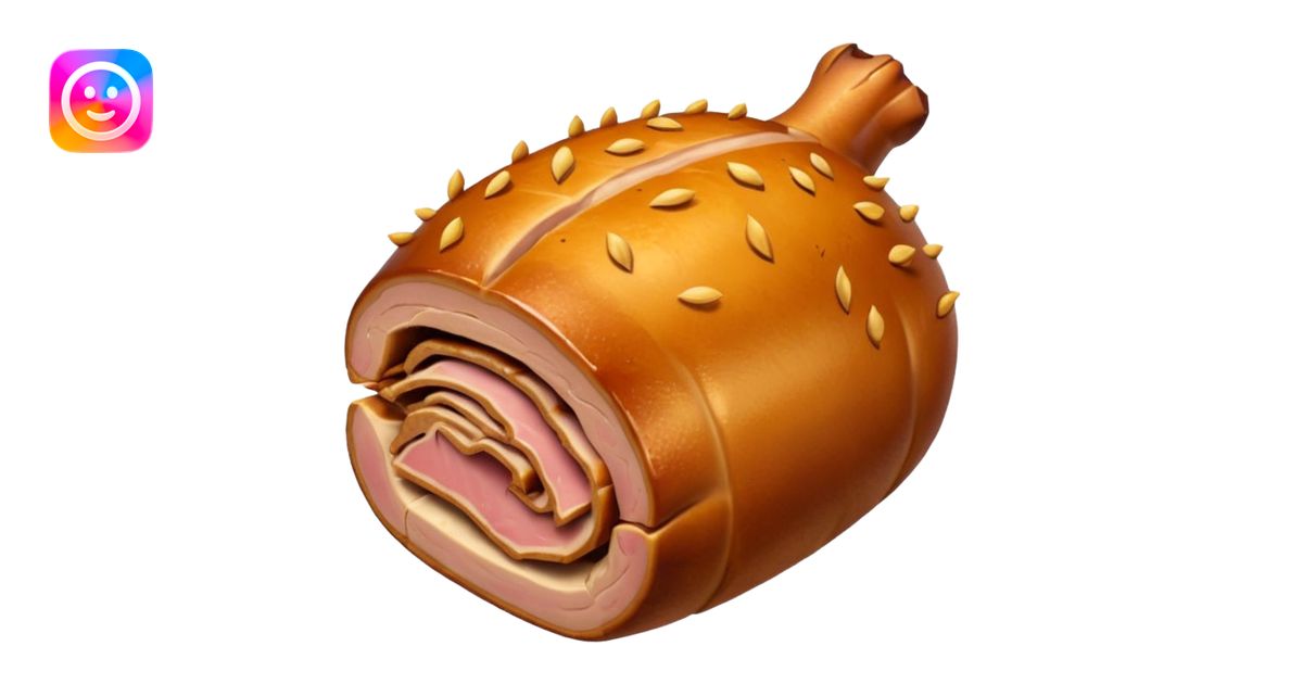 a roasted joint of pork emoji emoji | AI Emoji Generator