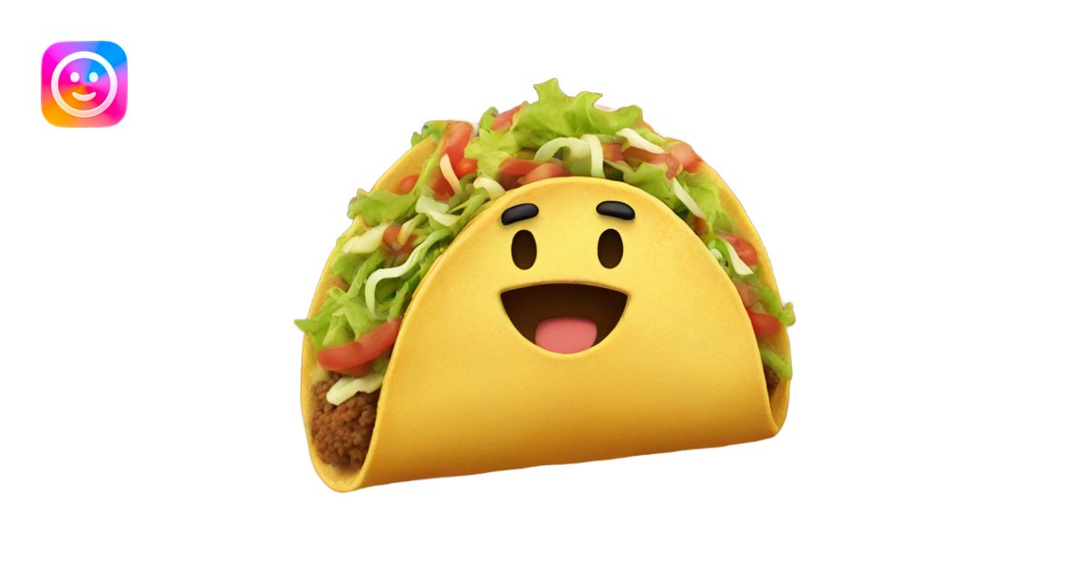Taco singing emoji | AI Emoji Generator
