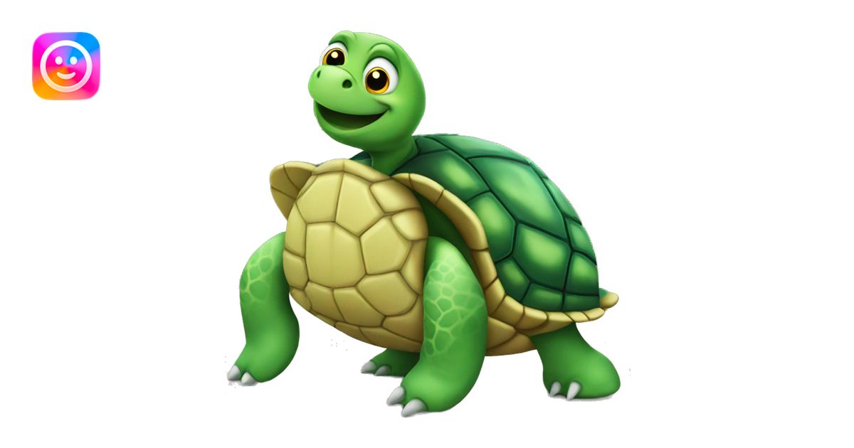 turtle at school emoji | AI Emoji Generator