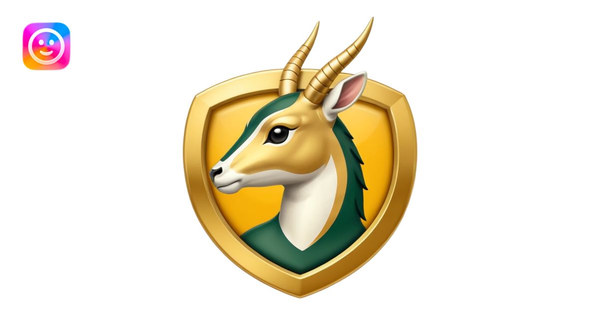 Springbok rugby symbol emoji | AI Emoji Generator