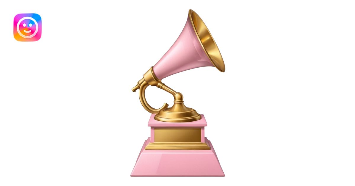 light pink Grammy trophy emoji | AI Emoji Generator