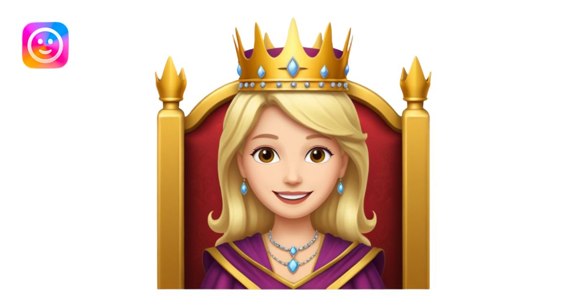 queen-in-game-of-throne smile emoji | AI Emoji Generator