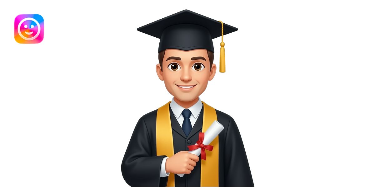 bachelor's degree man emoji | AI Emoji Generator