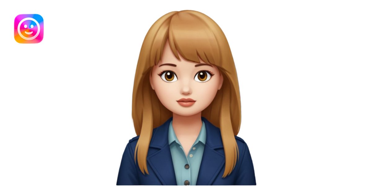 Debby Ryan (straight bangs) in the Big City emoji | AI Emoji Generator