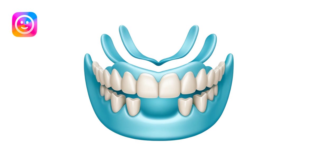 prosthetic insta denture emoji | AI Emoji Generator