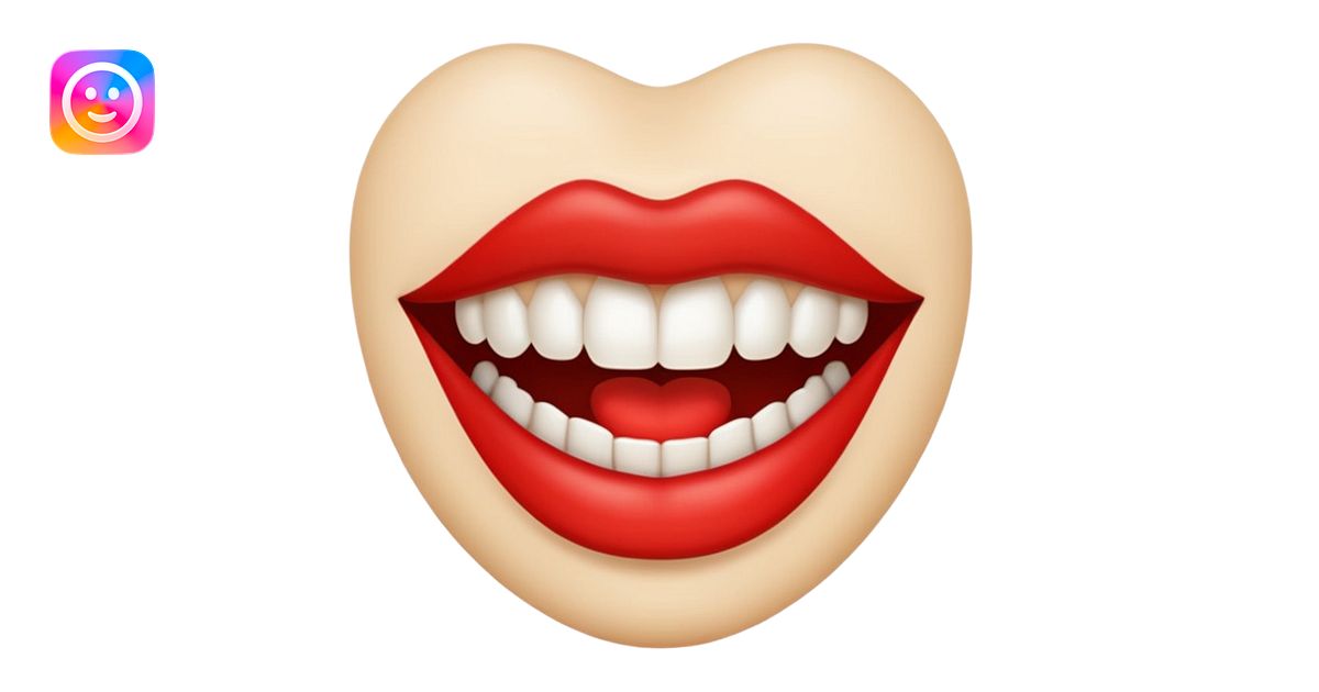 lips tooth emoji | AI Emoji Generator