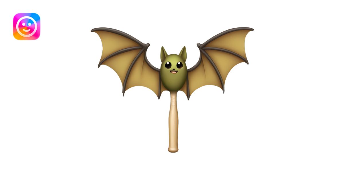 fighting army classic bat with wings emoji | AI Emoji Generator