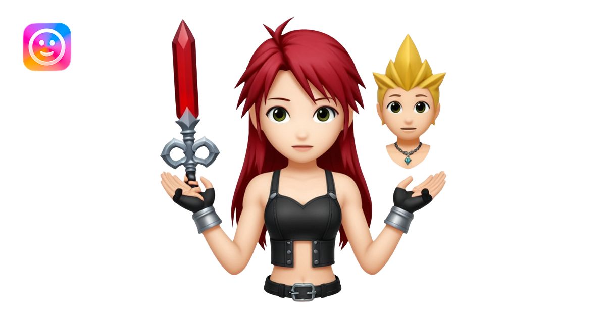 j'aimerai des emotes en lien avec tifa de final fantasy 7 et sora de ...