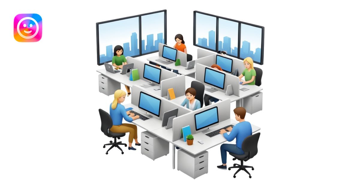 co working emoji | AI Emoji Generator
