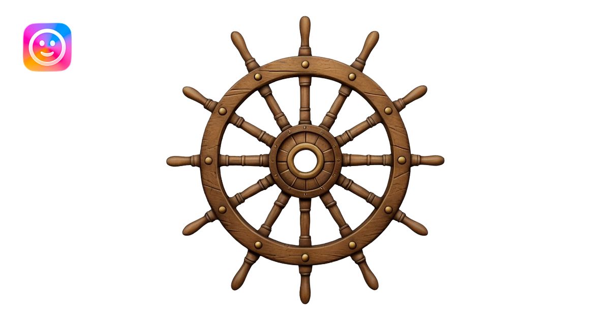 ship wheel emoji | AI Emoji Generator