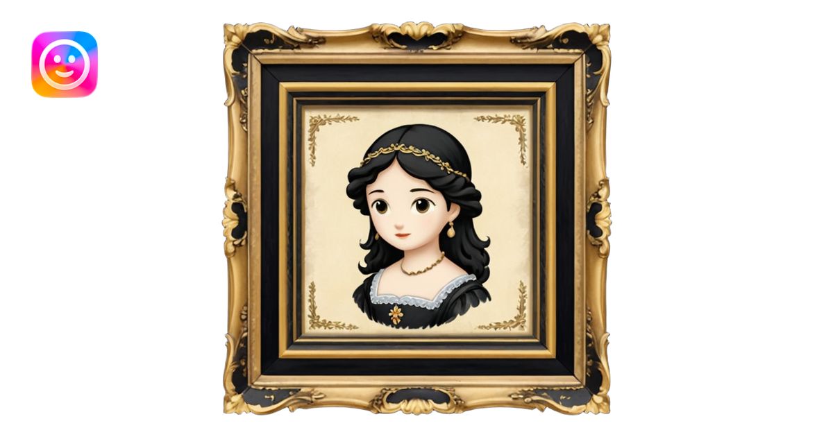 Old painting in the auction emoji | AI Emoji Generator