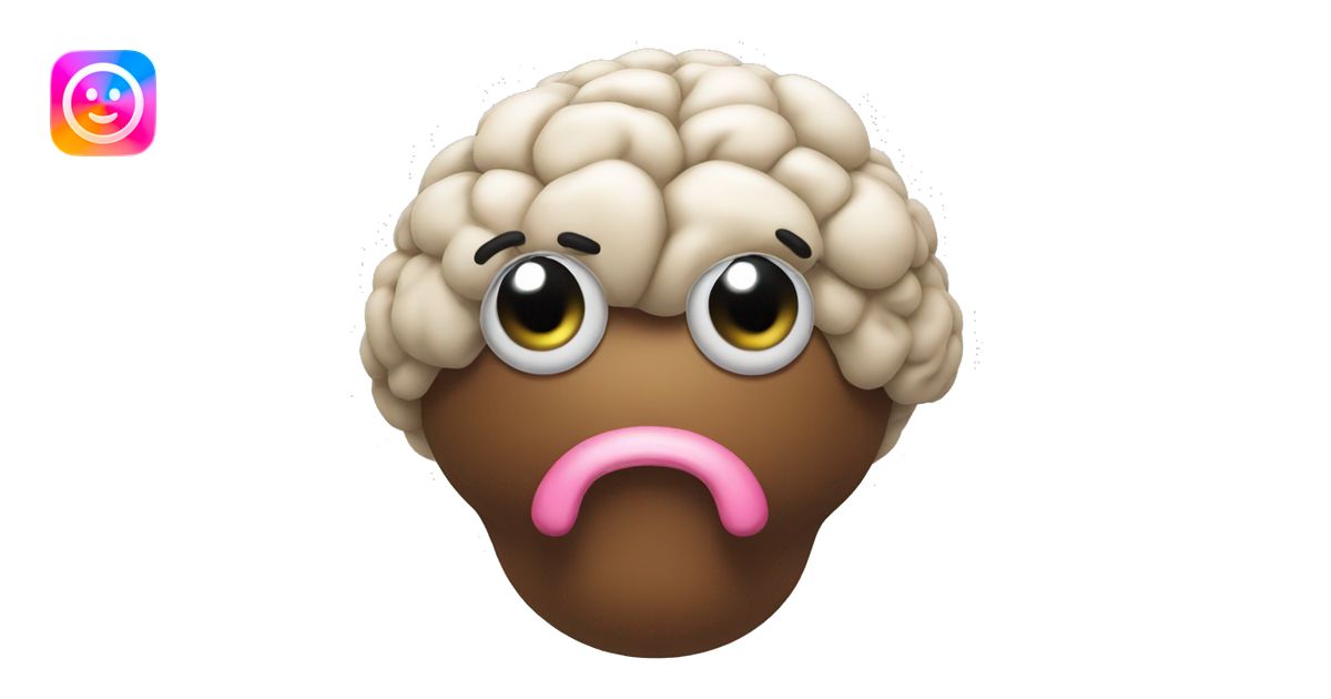 poo with a brain emoji | AI Emoji Generator