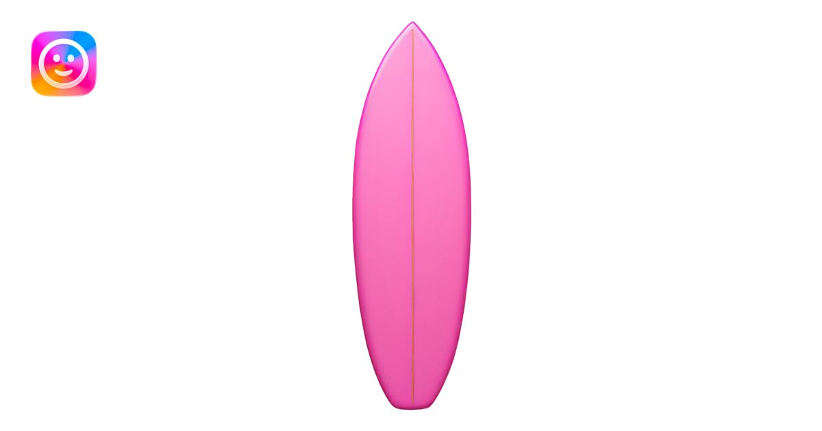 pink surfboard emoji | AI Emoji Generator