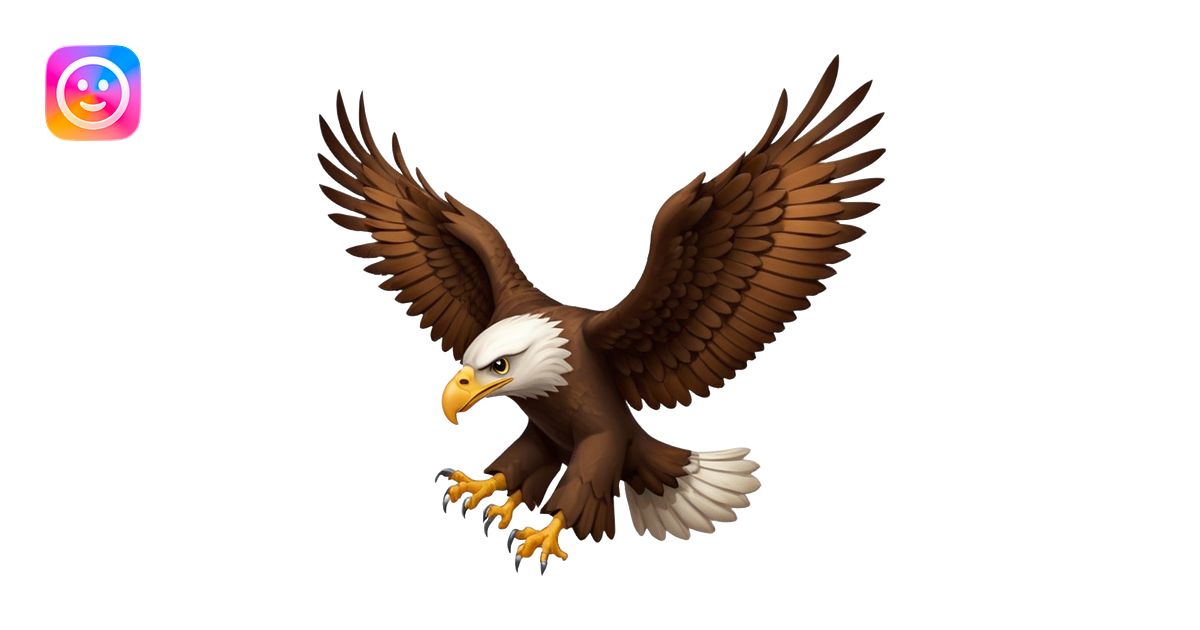 Eagle only wings emoji | AI Emoji Generator