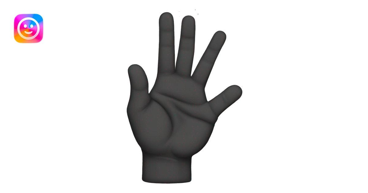 Jjk hand sign emoji | AI Emoji Generator