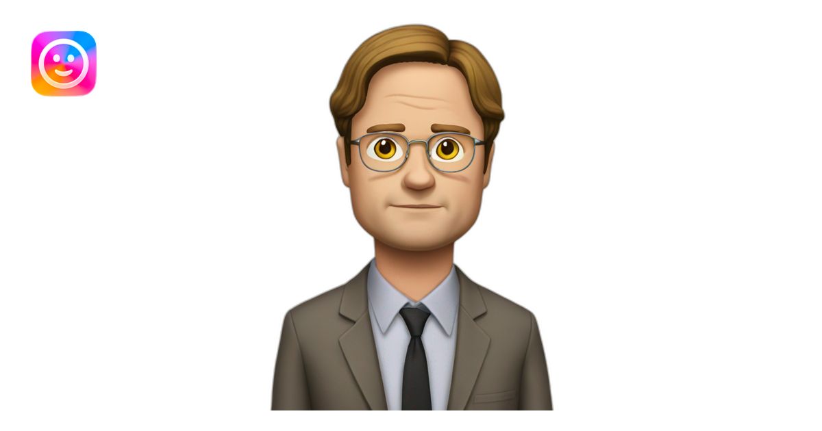 Dwight schrute emoji | AI Emoji Generator