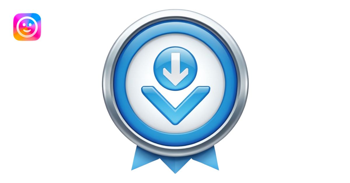 Creates a high-resolution image of the blue Meta (Facebook and ...