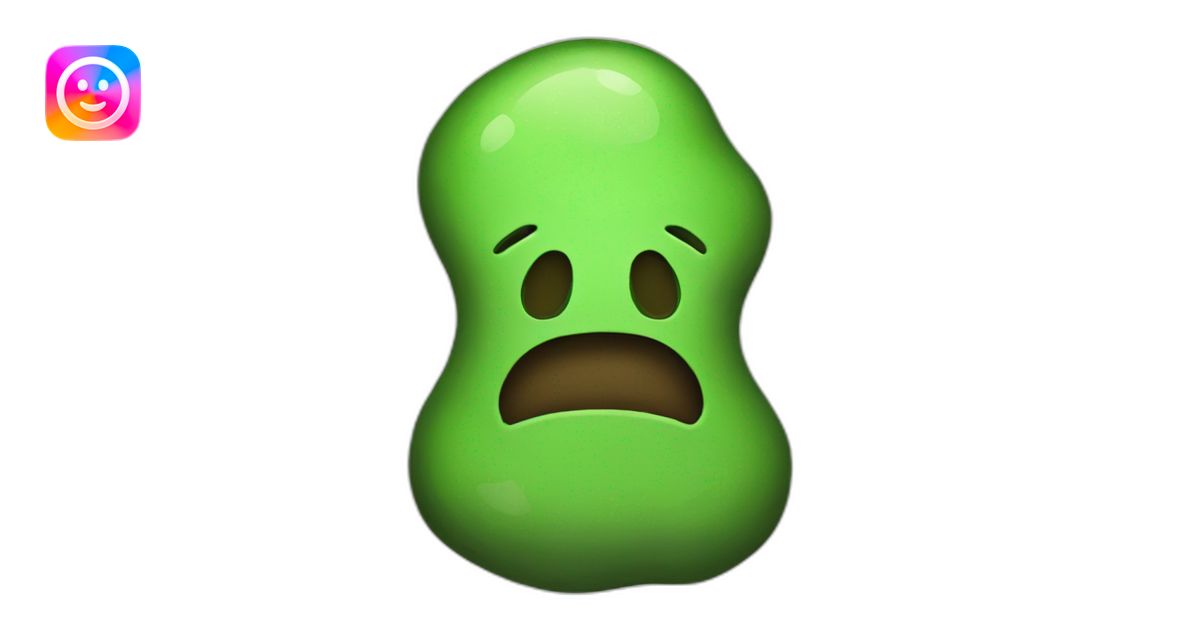 radioactive poop emoji | AI Emoji Generator
