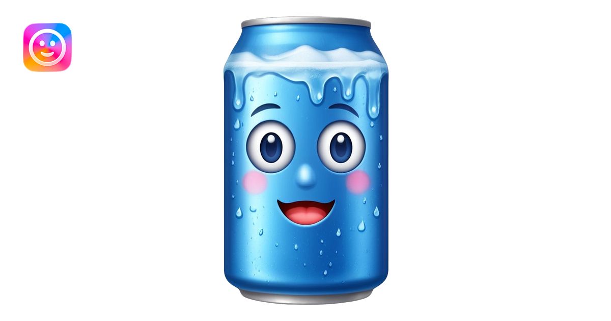 Blue Soda emoji | AI Emoji Generator