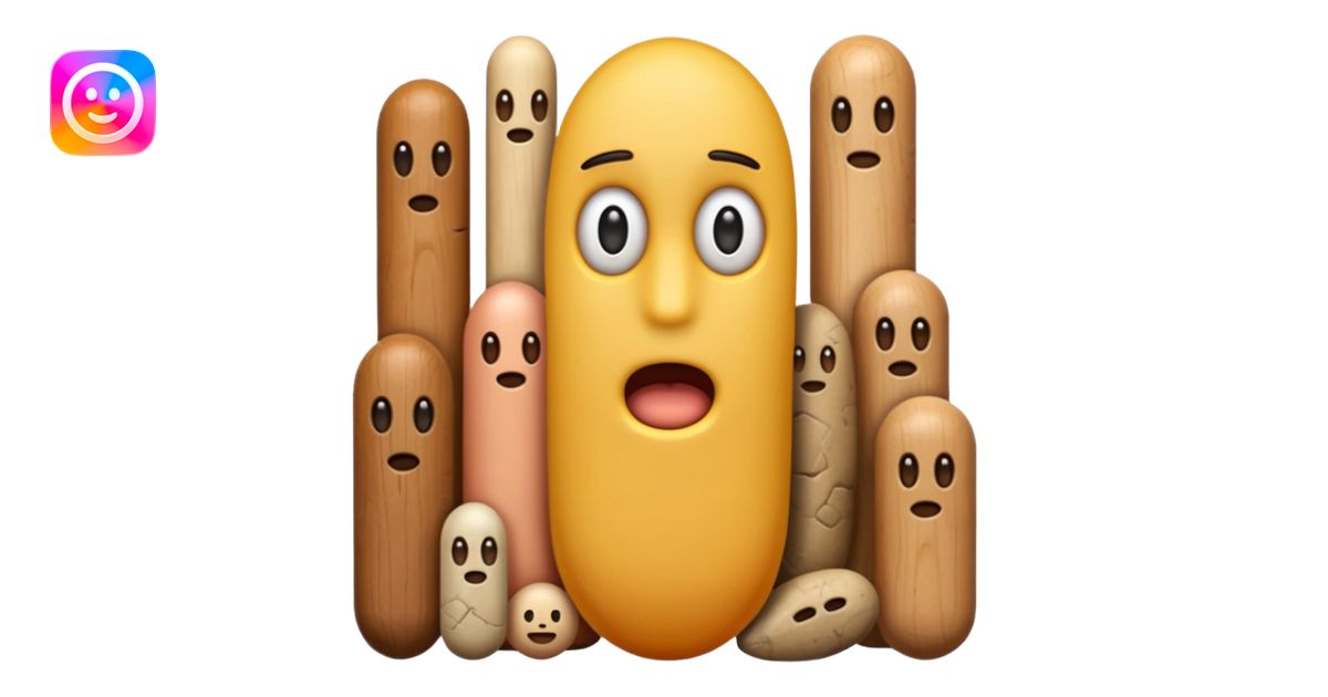 I want the main person to be an emoji with a bunch of phallic-like ...