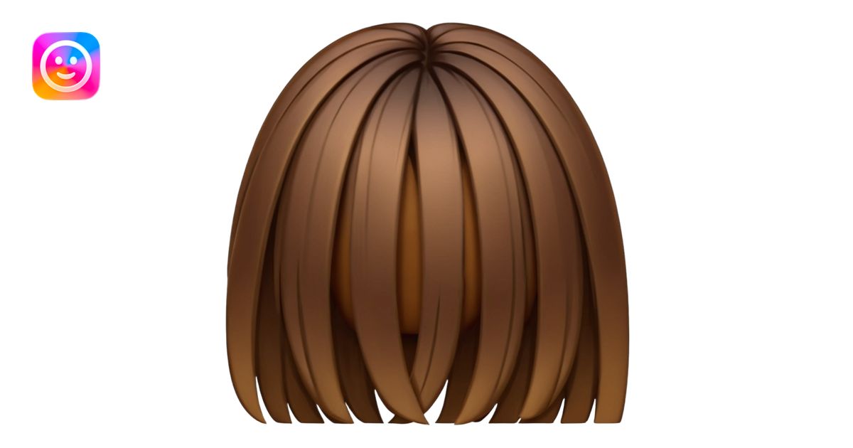 hair diagonstica emoji | AI Emoji Generator