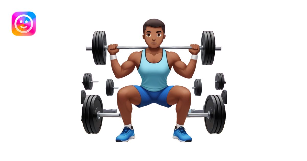 A person lifting weights in a well-equipped gym, focused and determined ...