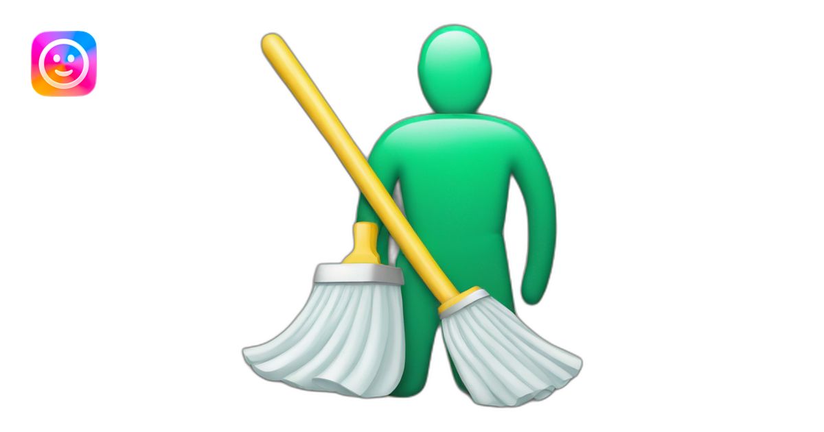 cleaner symbol emoji | AI Emoji Generator