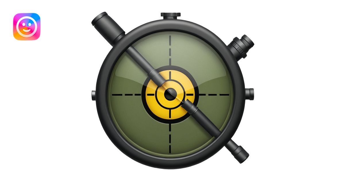 Sniper aim emoji | AI Emoji Generator