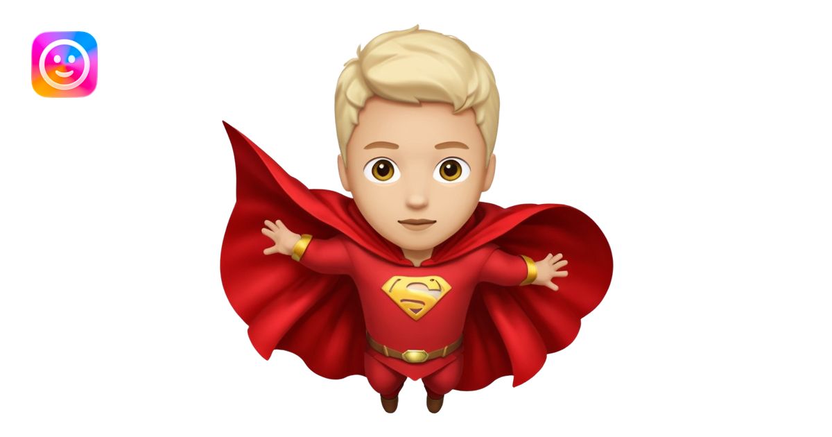 Uçan insan emoji | AI Emoji Generator