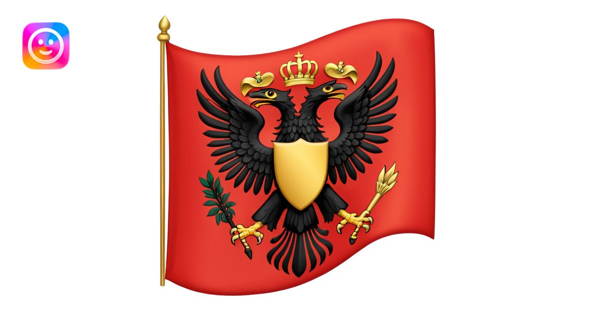 Flag emoji of dardania flag emoji | AI Emoji Generator