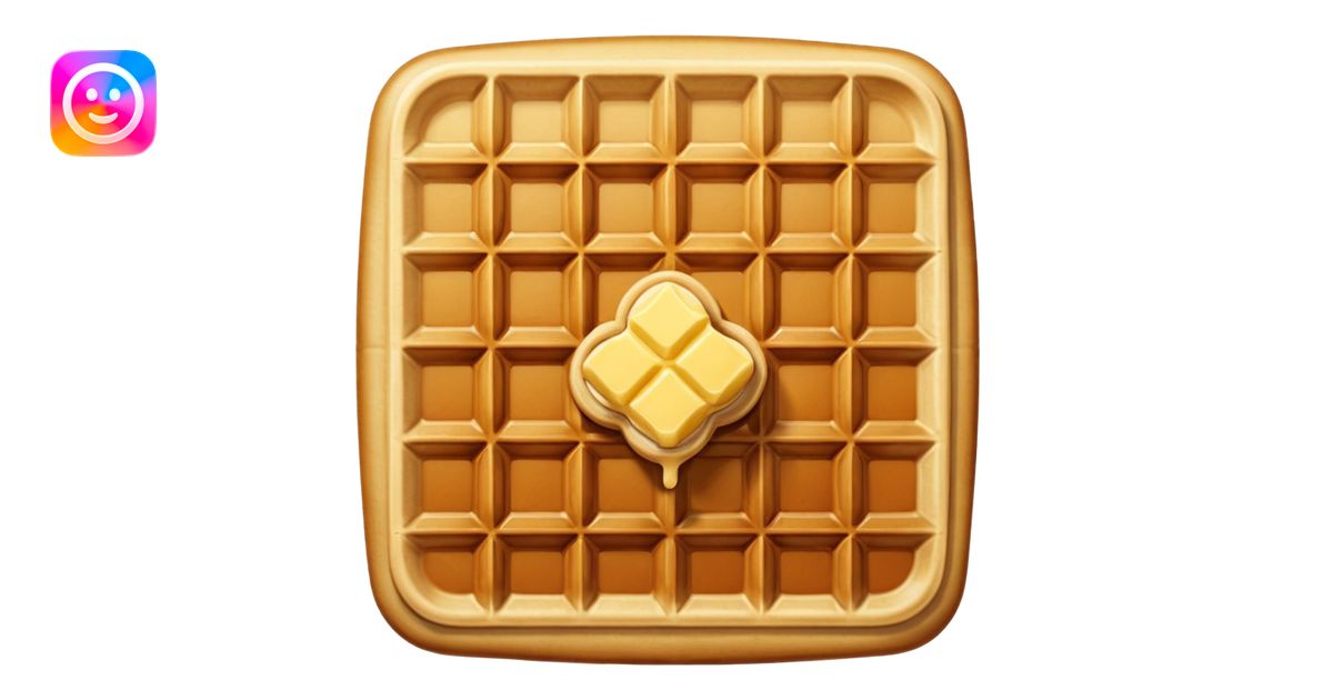 Waffle emoji | AI Emoji Generator