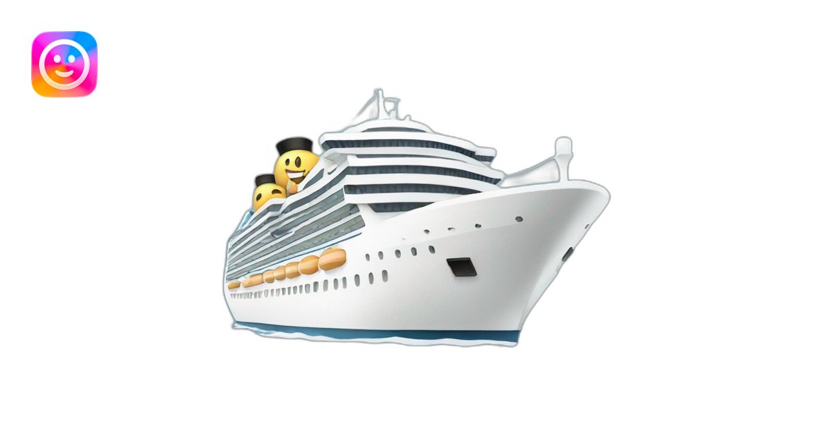 cruise ship emoji | AI Emoji Generator