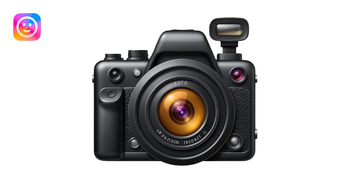 camera emoji | AI Emoji Generator