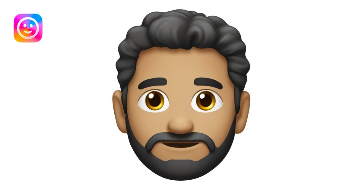 Legyen egy ember akin van egy kék sap emoji | AI Emoji Generator