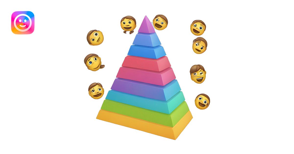 maslow pyramid emoji | AI Emoji Generator