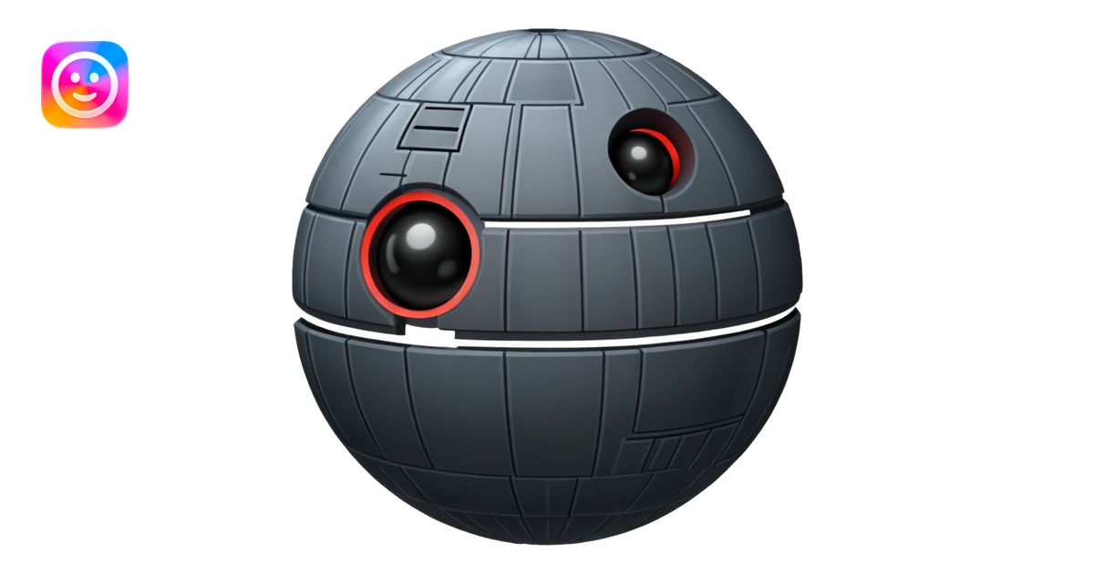 Death Star emoji | AI Emoji Generator